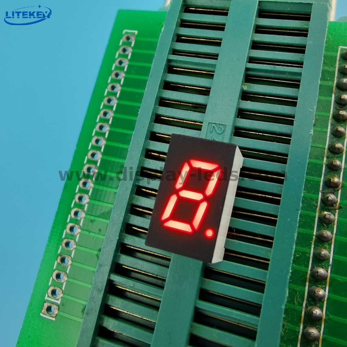 LD3014A/B Series - 0.3 inch 7 segment single digit LED display from ...
